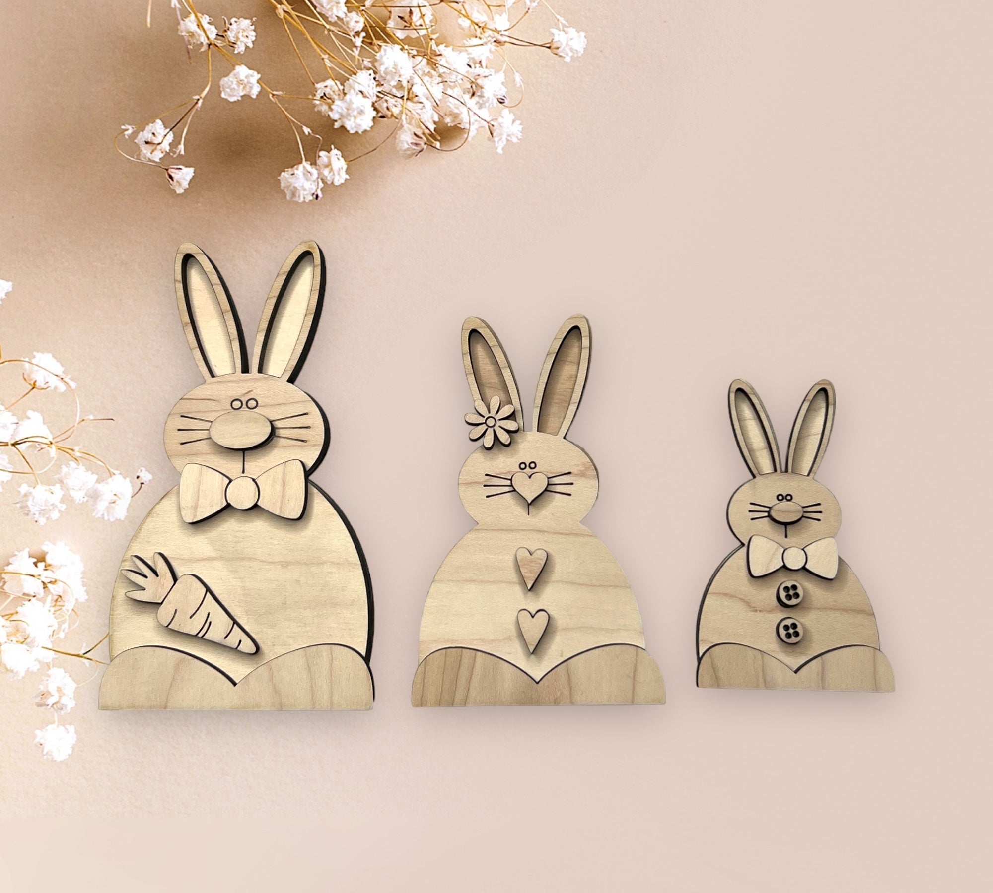 Trio Bunny Set – Beyond-Designs